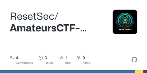 Github Resetsecamateursctf 2024