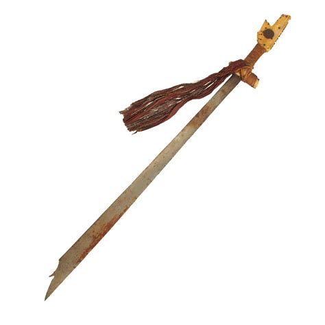 Original 19th Century Borneo Dayak Headhunters Mandau With British Nor
