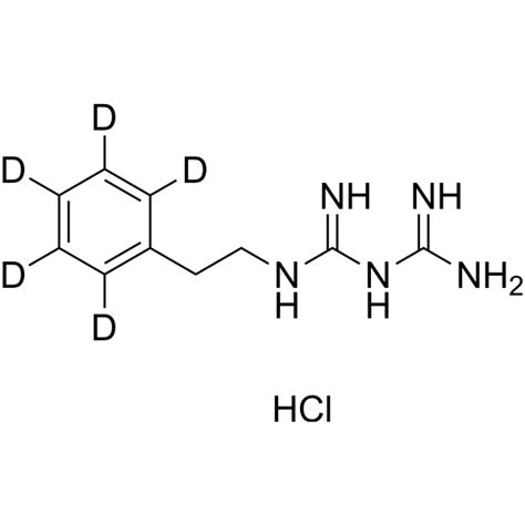 Phenformin D5 Hydrochloride Phenethylbiguanide D5 Hydrochloride