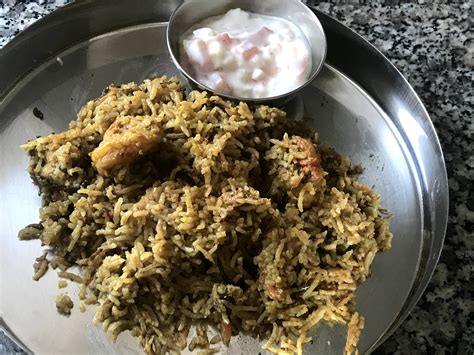 Prawn Biryani Restaurant Style Biryani Prawn Cooking