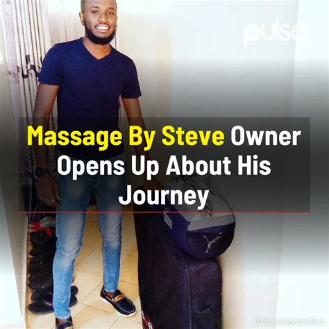 Massage By Steve Owner Opens Up About His Journey Tiktok Kenya