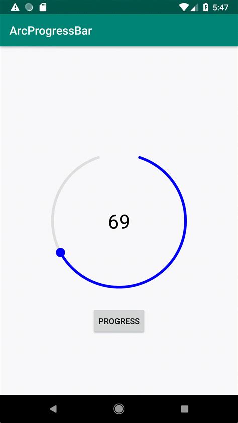 Github Jignesh Arcprogressbar Arc Progressbar
