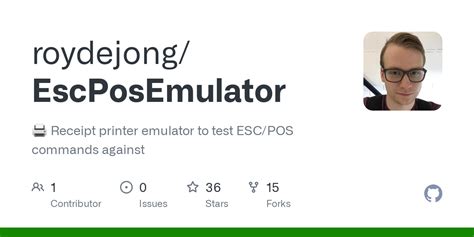 Github Roydejong Escposemulator Receipt Printer Emulator To Test Esc Pos Commands Against