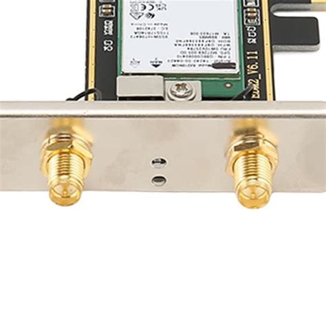 VBESTLIFE Carte PCIE WiFi 6E Carte WiFi Carte WiFi PCIe 5374Mbps 6E Carte Adaptateur Réseau