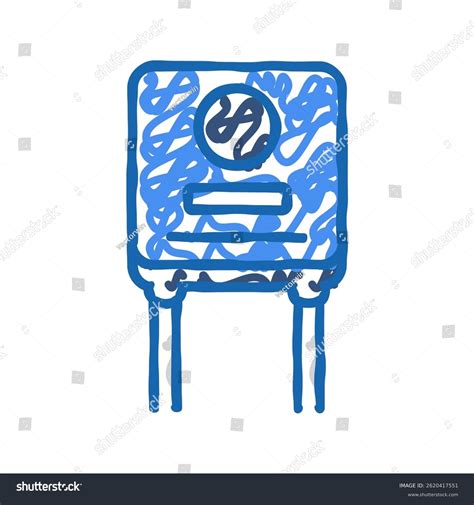 Capacitor Electrical Engineer Doodle Icon Sketch Stock Vector Royalty Free 2620417551