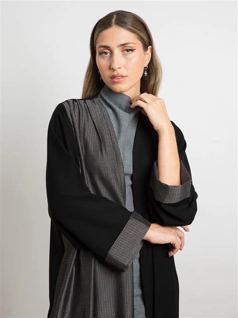 Kaafmeem Latest Abayas Clothing And Tarha Wide Regular Cut Long Open