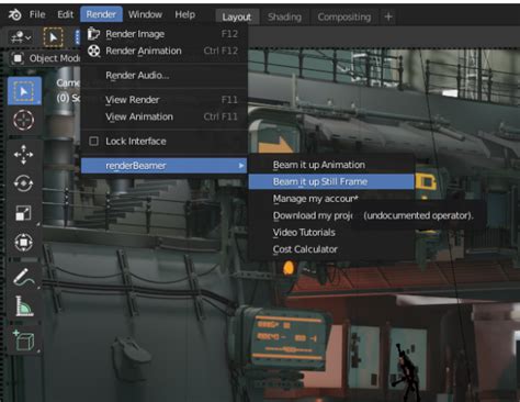 Garage Workflow For Blender And Cycles Rendering VFXRendering