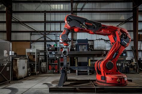 Premium Photo Robotic Arms Performing Precision Tasks In A Laboratory Setting