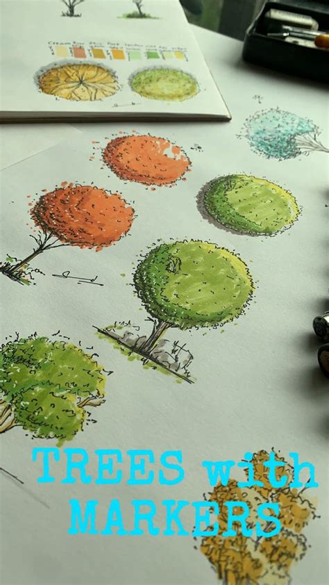 Tree With MARKERS HOW TO DRAW TREES Howtodraw Drawing Markers YouTube In Tree