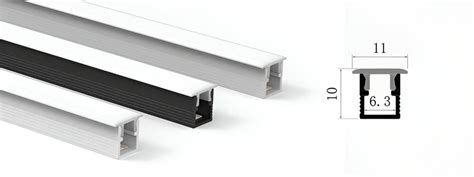 1110 Led 리세스 프로파일 Raw Alu 화이트