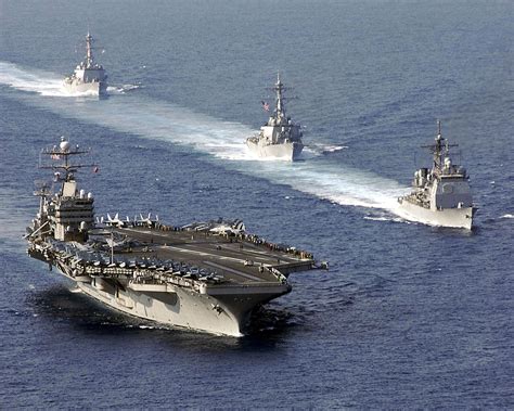 AubreyJ Org US Aircraft Carrier USS Abraham Lincoln Enters Strait Of