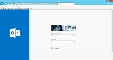 Customize The Outlook Web App OWA Sign In Page In Exchange 2016 IT