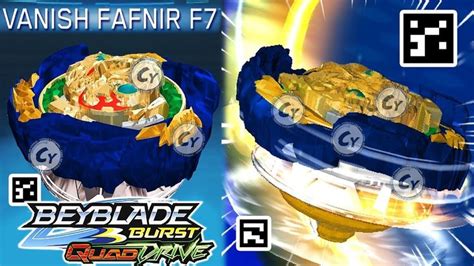 Vanish Fafnir F7 Gameplay All Old Fafnir Qr Codes Beyblade Burst Quad
