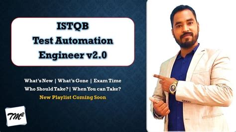 Tm Square Technology Solutions On Linkedin Istqb Test Automation Engineer New Syllabus Istqb