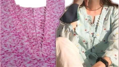 DIY Tutorial Creative And Beautiful Neck Design V Shape With Dori Loops