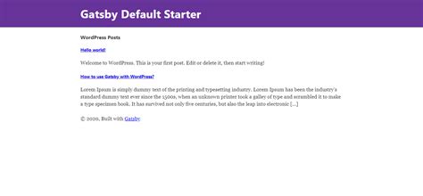 Introducing Gatsby For Building Websites Using Wordpress And Reactjs
