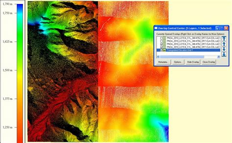 Cartograf A Digital Mdt Con Datos Lidar En Global Mapper