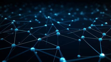 Premium Ai Image Abstract Connection Structure