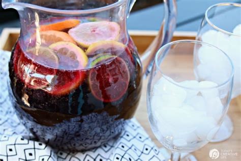 Spanish Sangria Recipe For A Crowd Todays Creative Life