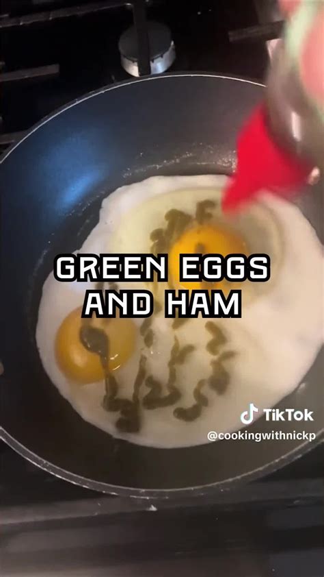 🍳💚 Who Knew Green Eggs And Ham Could Taste This Good Cookingwithnickp