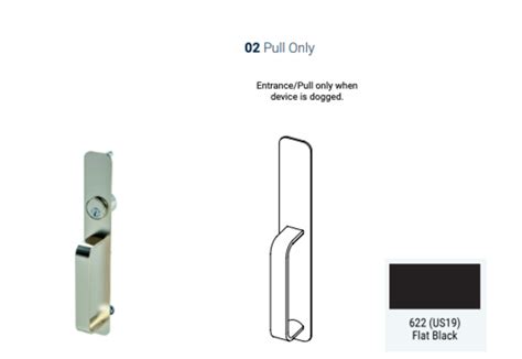 Pdq 6gw Grip Pull Mortise Exit Device Trim Us Lock Supply