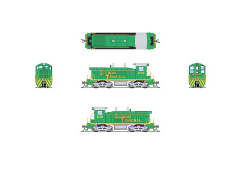 9364 Emd Sw7 Switcher Itc 1220 Green And Yellow Paragon4 Sound Dc Dcc