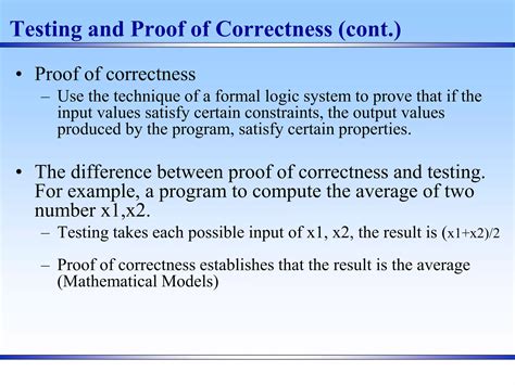 Unit4 Proof Of Correctness Statistical Tools Clean Room Process And Quality Circles Pptx