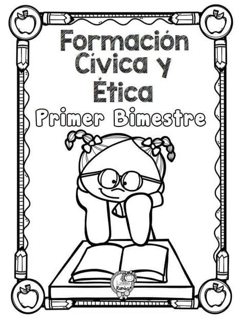 Portada Formación Cívica y Ética Bloque I Portada primer bimestre de
