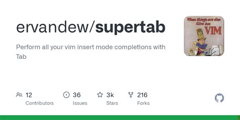 github ervandew supertab perform all your vim insert mode