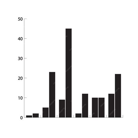 Premium Vector Column Graph Bar Chart Vertical Bars Data