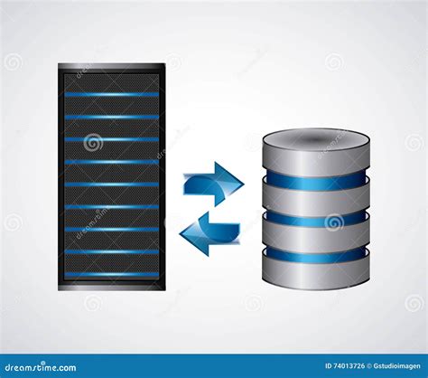 Web Hosting Icon Technology Design Vector Graphic Stock Illustration Illustration Of Data