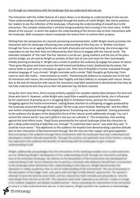 English Module C English Advanced Year 12 Hsc Thinkswap