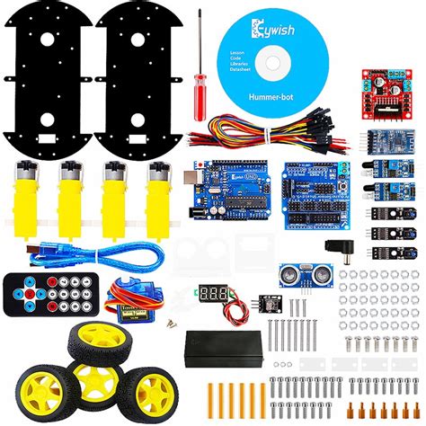 For Arduino Robot Cars App Rc Remote Control Ultrasonic Bluetooth Robotics Learning Kit