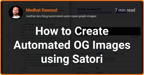 How To Create Automated Og Images Using Satori
