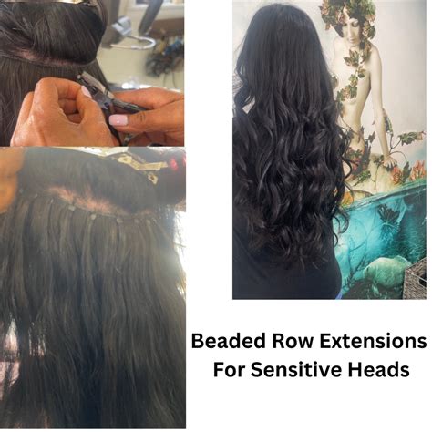 Beaded Row Extensions For Sensitive Heads Noellesalon