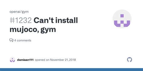 Can T Install Mujoco Gym Issue Openai Gym Github