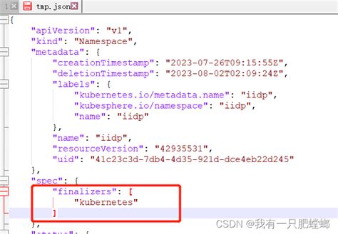 K8s 的命名空间一直 Terminating命名空间一直ter Csdn博客