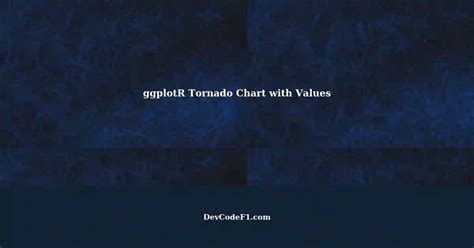 Show Values Next To Barstornado Chart Using Ggplotr A Step By Step Guide
