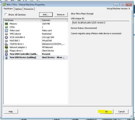 whiteboard coder esxi 5 add usb to vm usb passthrough