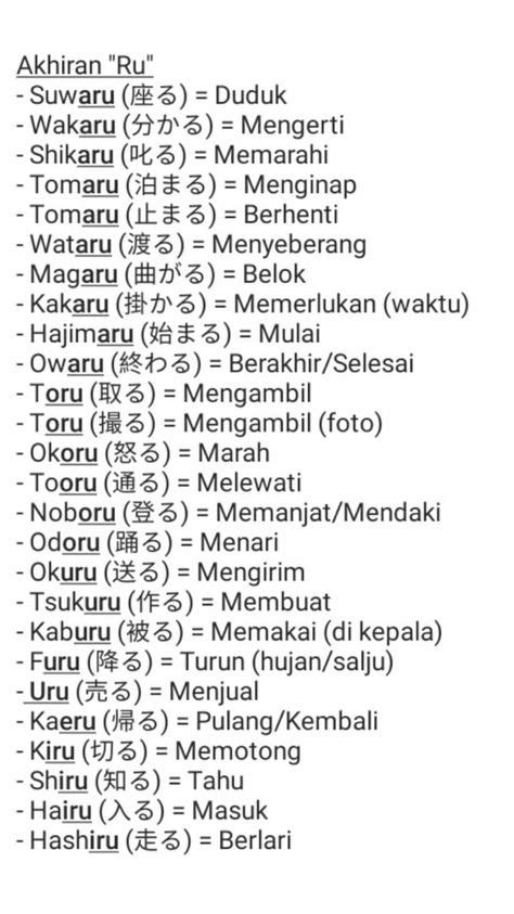 Pin By Dellaro On Bahasa Jepang Learn Japanese Words Basic Japanese