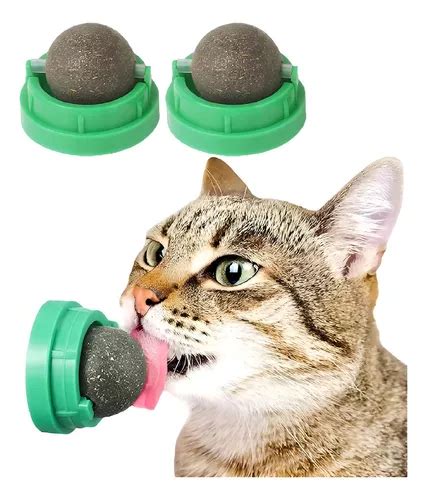 x3 catnip catnip snack cat ball green adesivo cat ball mercadolivre