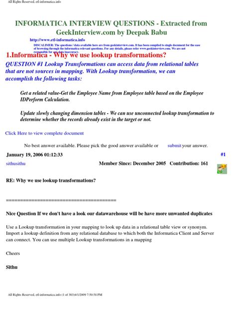A Interview Questions Pdf Relational Database Database Index