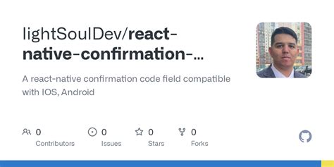 Github Lightsouldevreact Native Confirmation Code Field A React Native Confirmation Code
