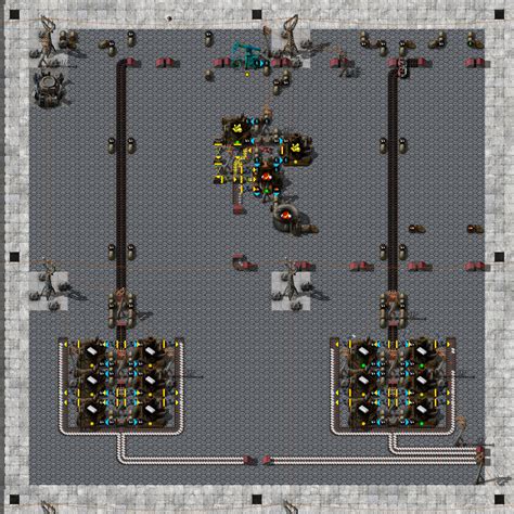 Roboport Grid Base Layout R Factorio