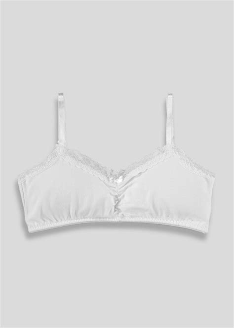 Girls White Crop Top 8 13yrs Matalan
