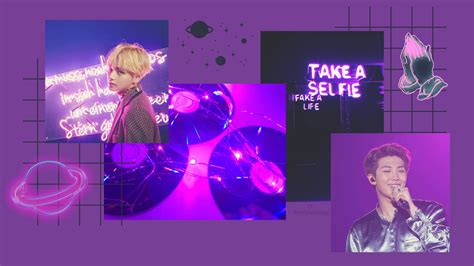 ʙᴛꜱ ᴀᴇꜱᴛʜᴇᴛɪᴄ ɴᴇᴏɴ ᴘᴜʀᴘʟᴇ Purple Wallpaper Pretty Wallpapers Video