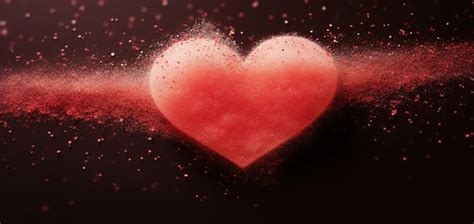 Premium Photo Blue Sand Heart Happy Valentines Day Blured Light