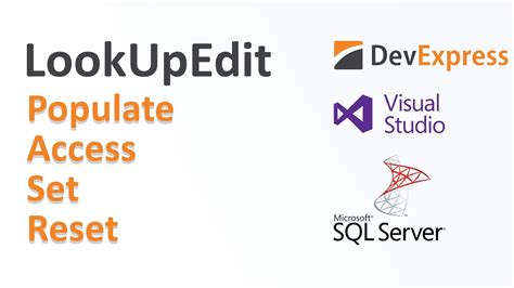 Devexpress Lookupeditcontrol Populate A Lookupedit Control From Sql