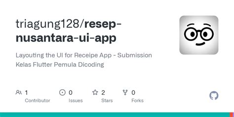 Github Triagung128resep Nusantara Ui App Layouting The Ui For Receipe App Submission Kelas