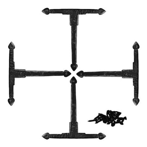 4 Pack 7 Inch Decoraive Corner Brackes Black Bracke Decoraive Corner